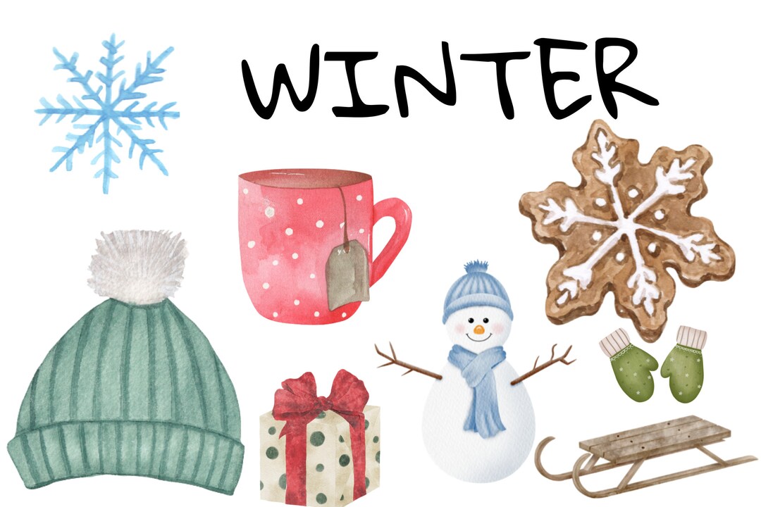 WINTER Worksheets Bundle - Etsy