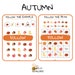 AUTUMN Worksheets Bundle - Etsy