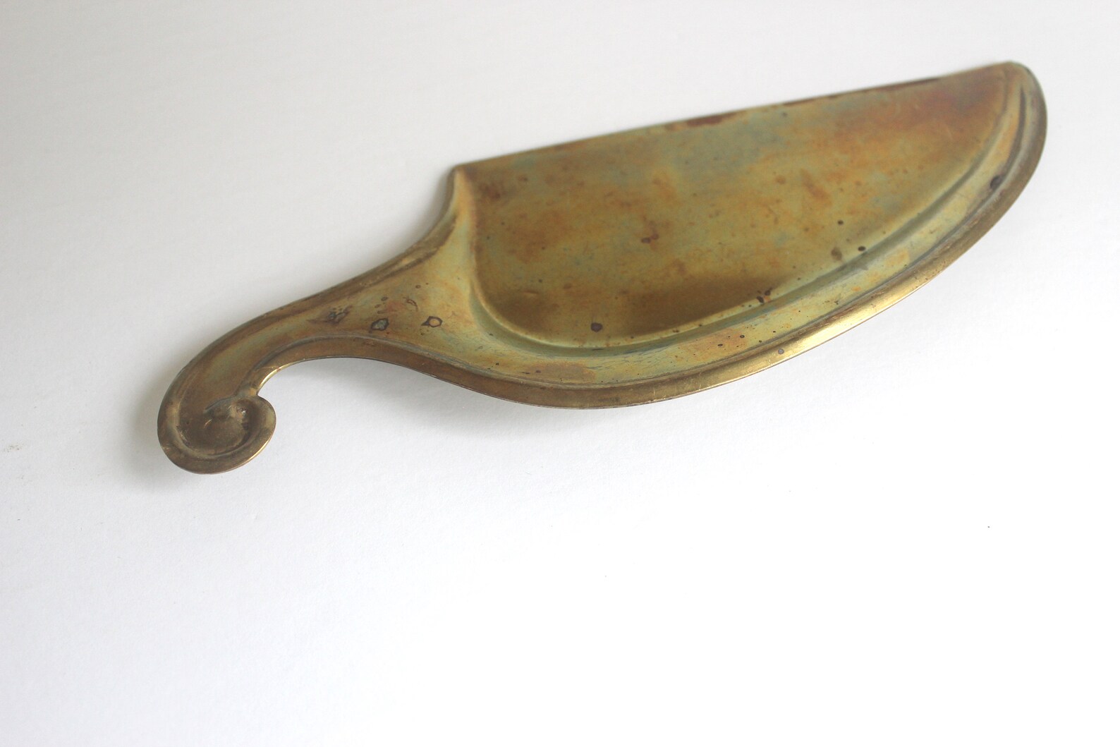 Vintage Brass Crumb Tray, Dust Pan Dustpan, Table or Floor Sweep ...