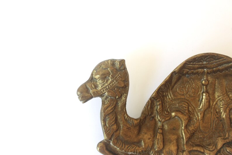 Vintage Solid Brass Camel Dish Whimsical Trinket Dish or Soap - Etsy
