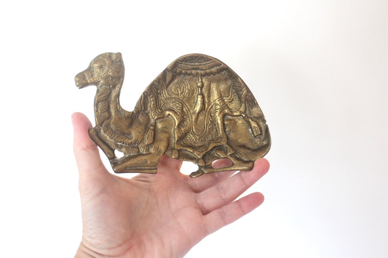 Vintage Solid Brass Camel Dish Whimsical Trinket Dish or Soap - Etsy