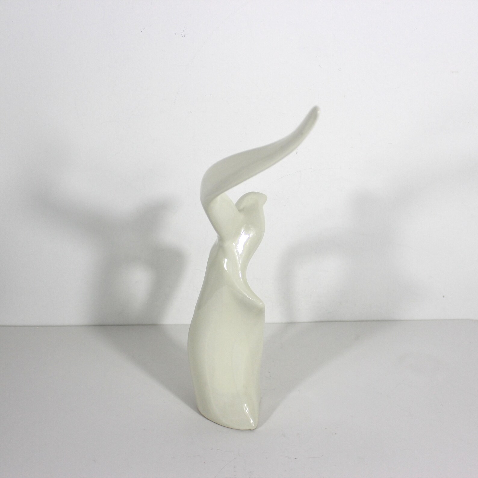 Ceramic Seagull Mid Century Modern Style White Flying Bird Sculpture - Etsy