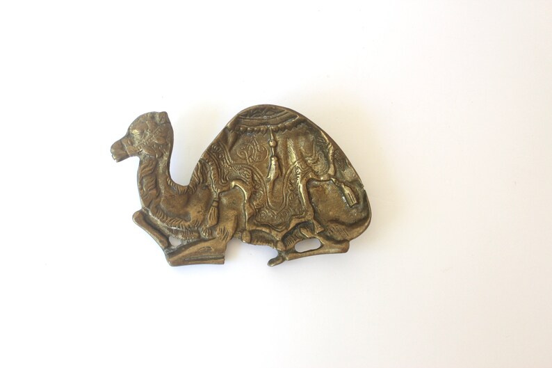 Vintage Solid Brass Camel Dish Whimsical Trinket Dish or Soap - Etsy