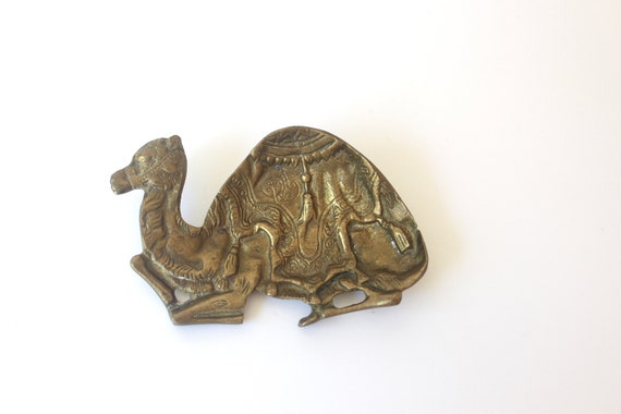 Vintage Solid Brass Camel Dish Whimsical Trinket Dish or Soap - Etsy