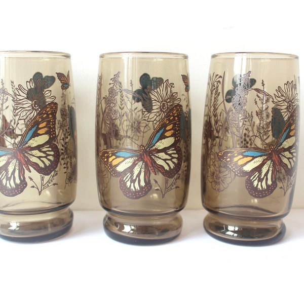 Butterfly Drinking Glasses - Etsy