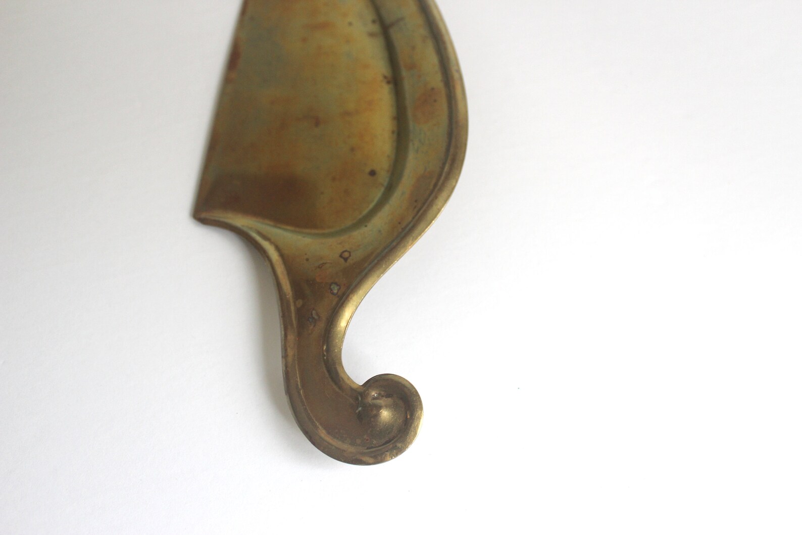 Vintage Brass Crumb Tray, Dust Pan Dustpan, Table or Floor Sweep ...
