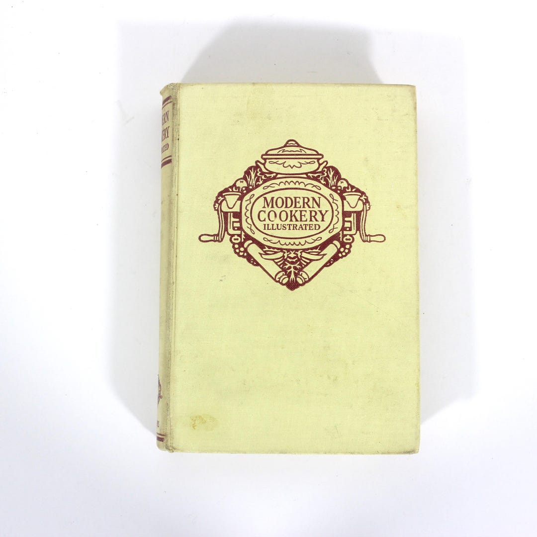 1950’s Modern Cookery Illustrated British Cookbook, Retro Kitchen Decor ...