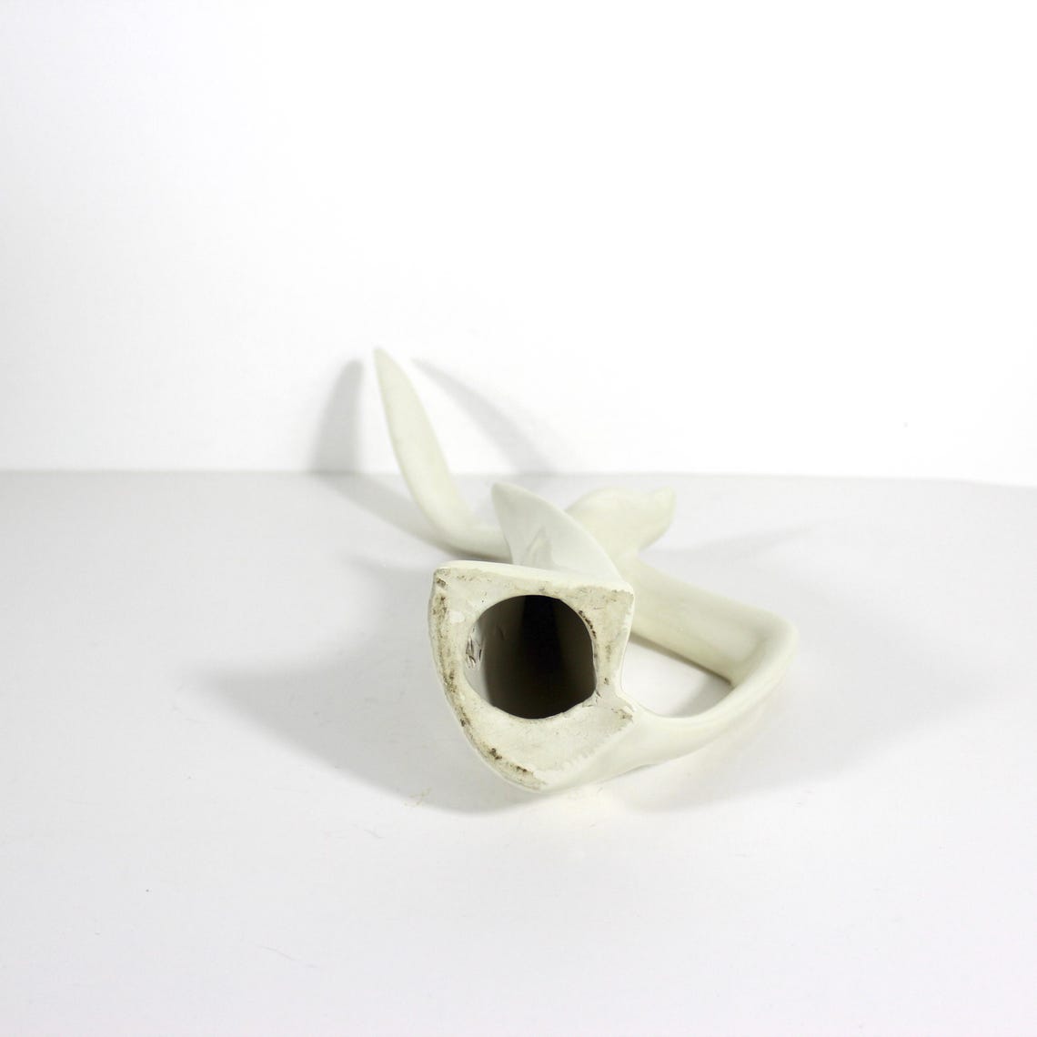 Ceramic Seagull Mid Century Modern Style White Flying Bird Sculpture - Etsy
