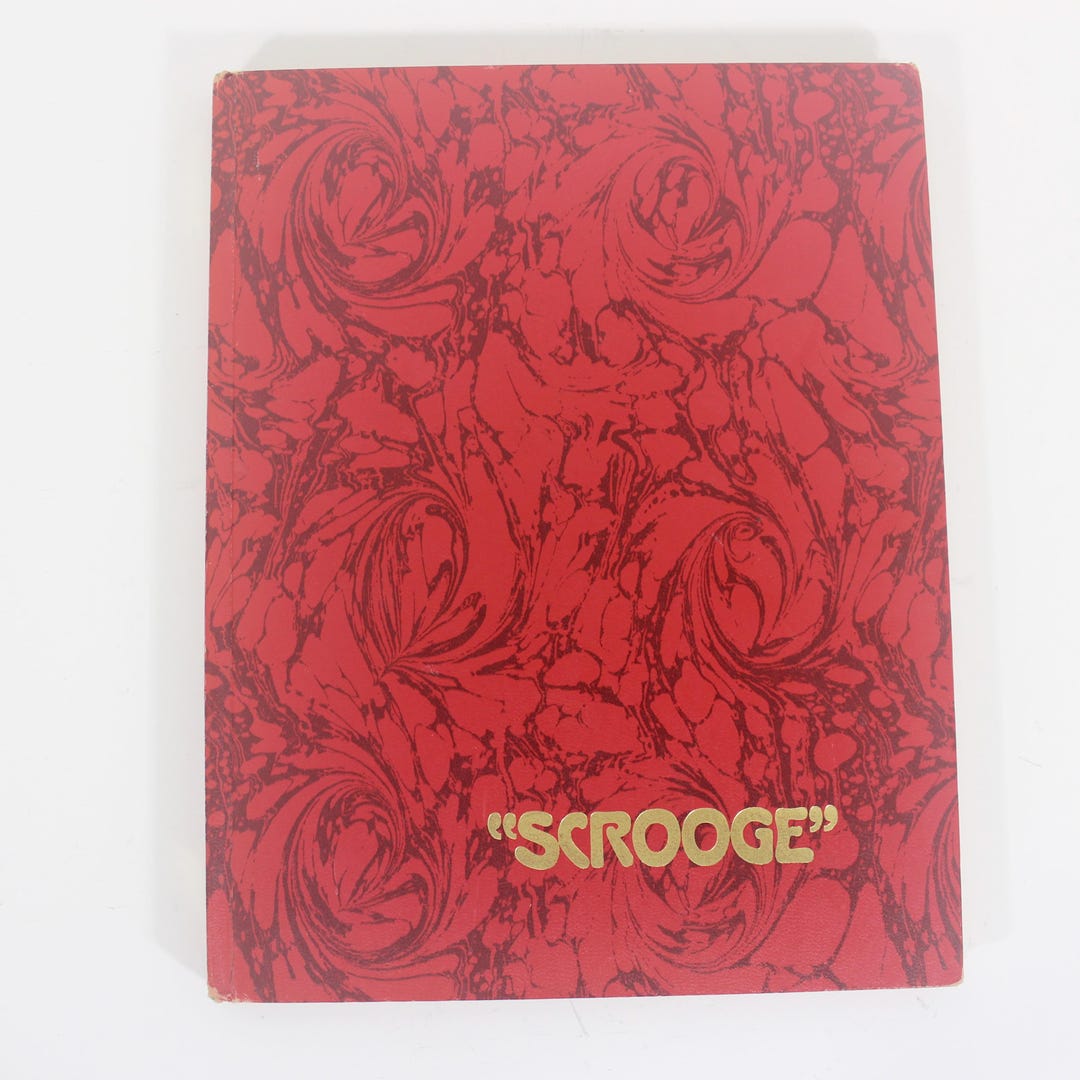 1970 SCROOGE Christmas Coffee Table Book for Decor - Etsy