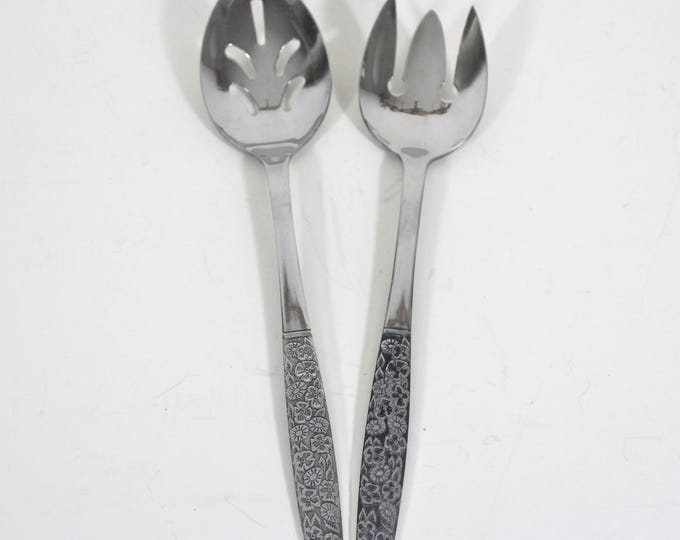 Mid Century Modern Stainless Steel Serving Utensils Rogers Fragrant ...