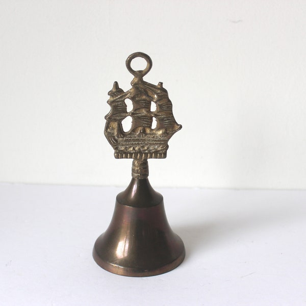 Brass Desk Ship Bell Nautical - Etsy