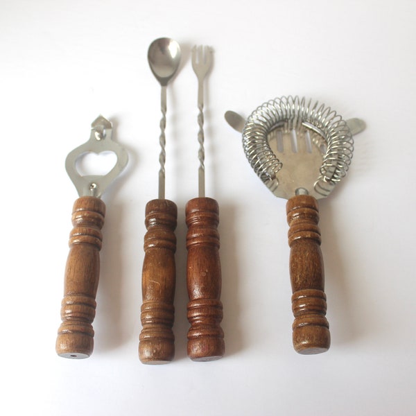 Wood Barware - Etsy