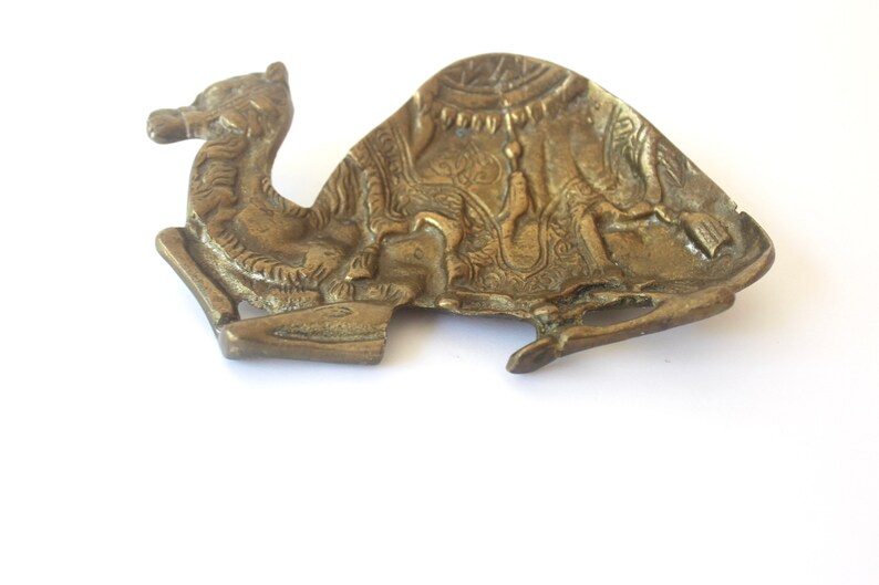 Vintage Solid Brass Camel Dish Whimsical Trinket Dish or Soap - Etsy