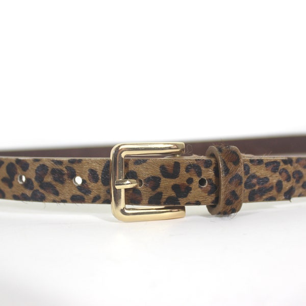 Leopard Print Belt - Etsy