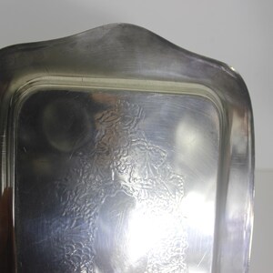 Small Rectangular Silver Plated Tray, Vintage Plate, Trinket Dish ...