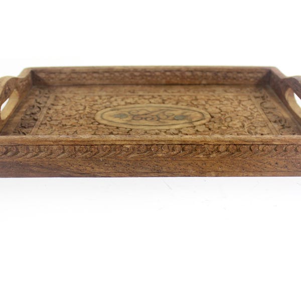 Carved Wood Tray - Etsy
