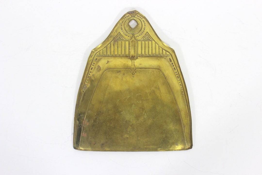 Vintage English Brass Crumb Tray, Dust Pan Dustpan, Table or Floor ...