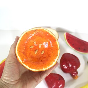 Set of Paper Mache Fruit - Etsy