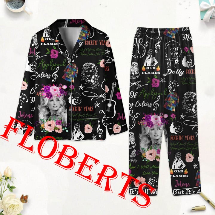 Have A Holly Dolly Chritmas Pajamas Set,In Dolly We Trust sold by ...