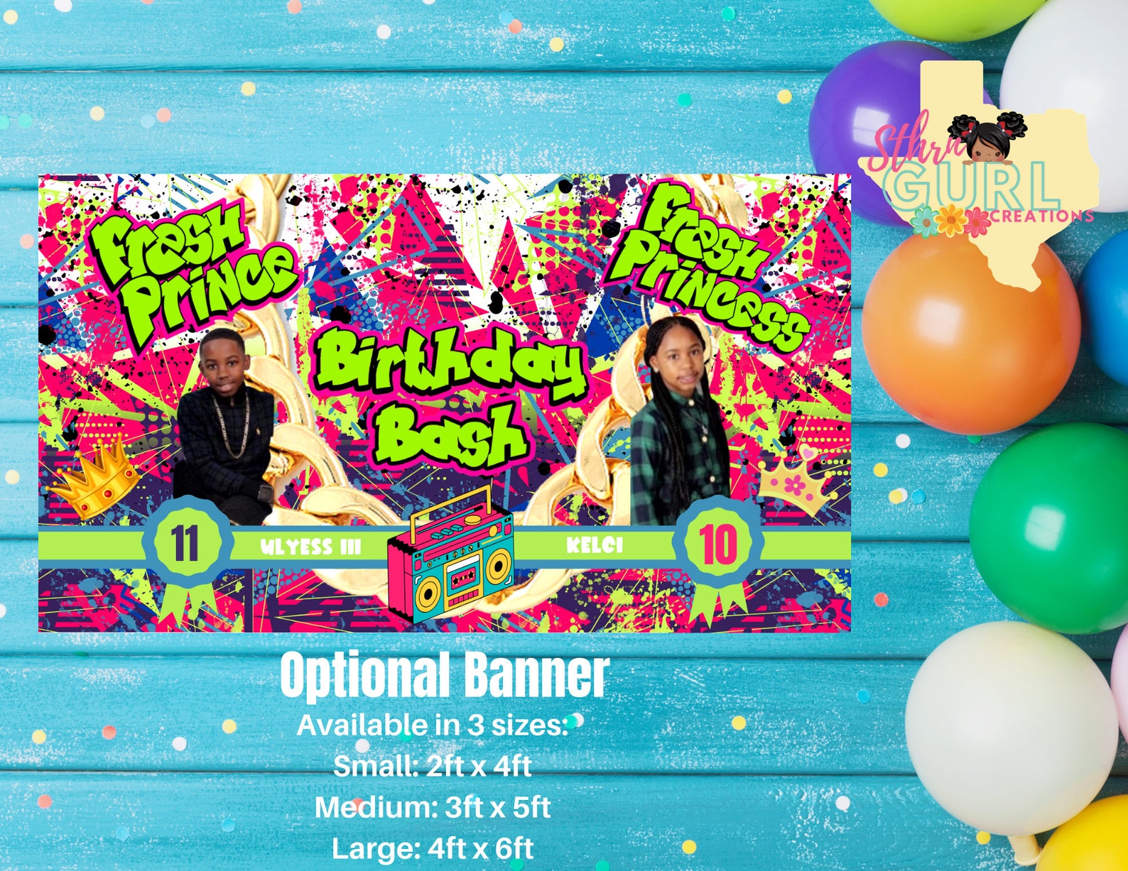 Fresh Prince Fresh Princess Birthday Bundle, 90s Birthday Bundle, Fresh ...