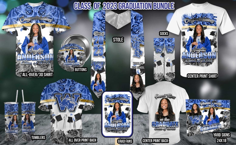 Custom Graduation T-shirt 3D Graduation T-shirt All-over - Etsy