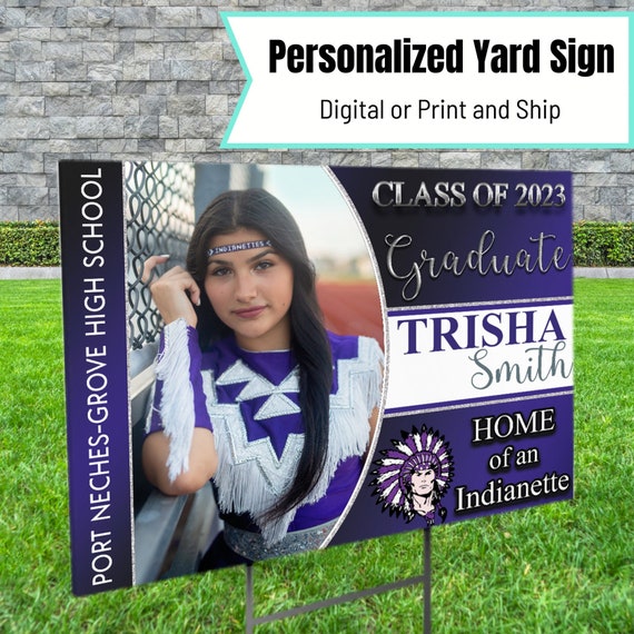 Graduation Yard Sign Personalized College Bound Yard Sign - Etsy