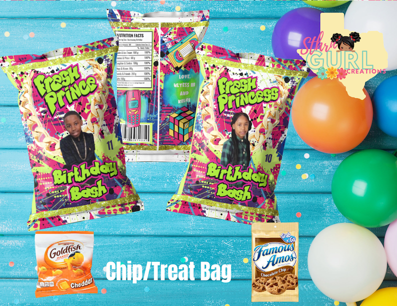 Fresh Prince Fresh Princess Birthday Bundle 90s Birthday - Etsy