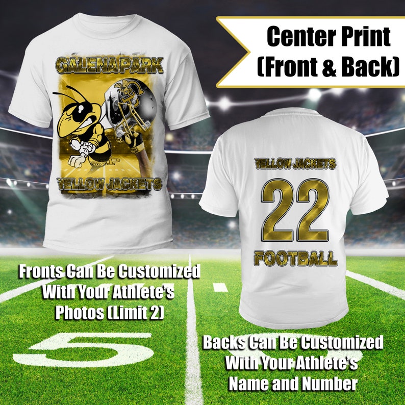 Custom 3D Football T-shirt - Etsy