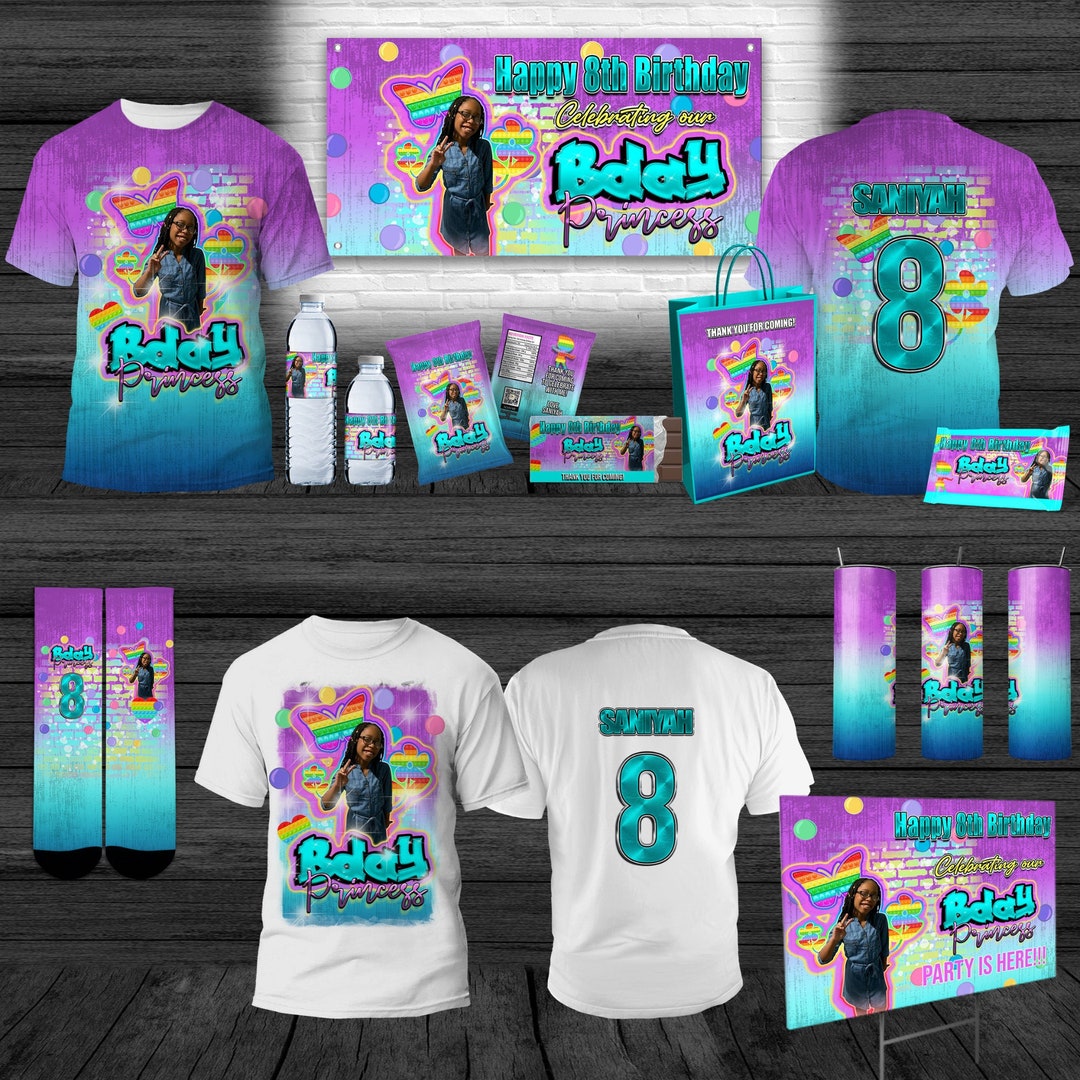 Pop It Party Favor Bundle, Pop It Party, Pop It Party Favors Printable ...