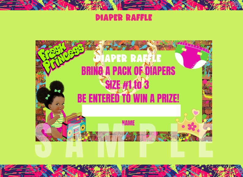 Fresh Princess Baby Shower Bundle 90s Baby Shower Bundle | Etsy