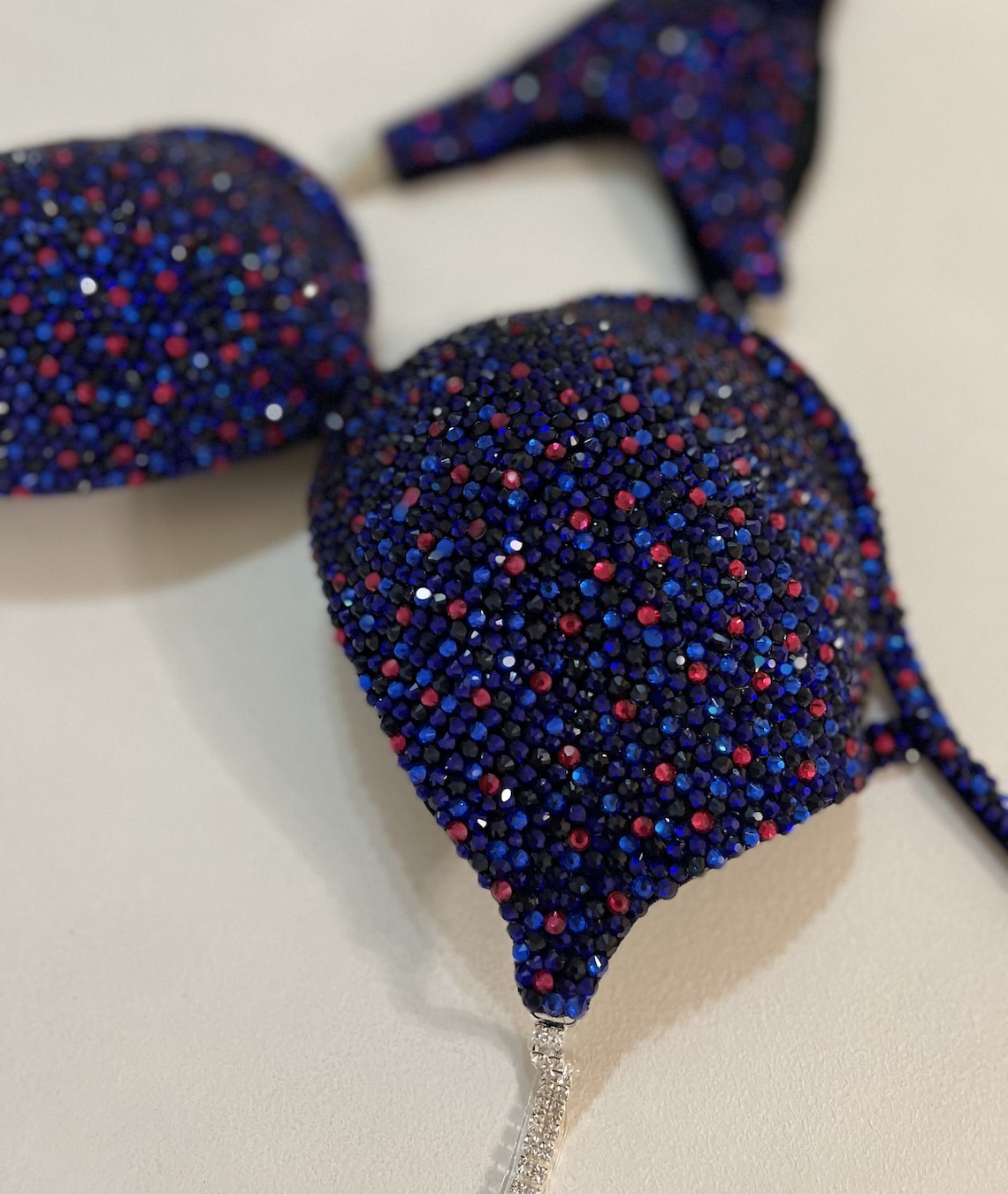 Fitness Bikini Competition / Blue Bikini / Competition Suit / - Etsy