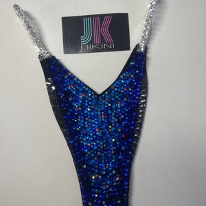 Blue Bikini Competition / IFBB / NPC Bikini / WBFF / Bodybuilding Suit ...