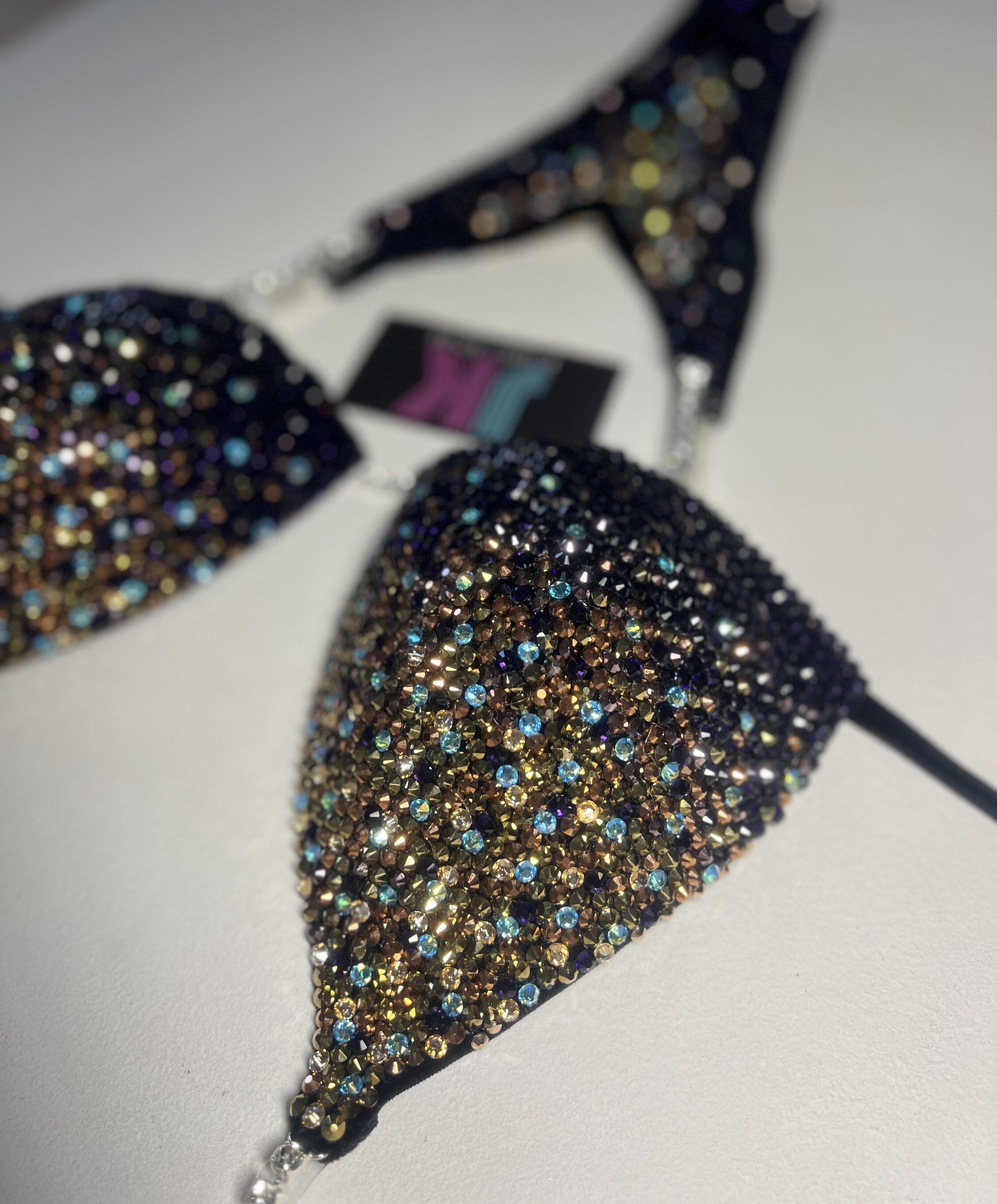 Gold Bikini Competition / IFBB / NPC Bikini / WBFF / Bodybuilding Suit ...