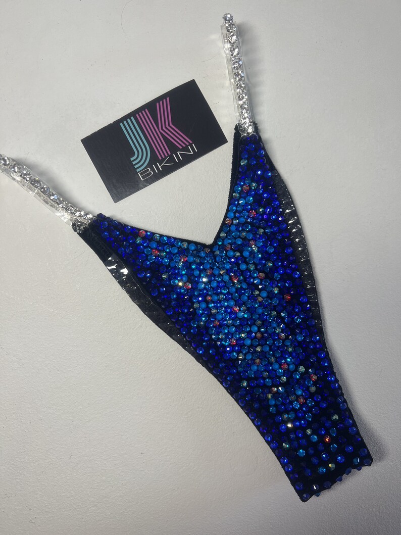 Blue Bikini Competition / IFBB / NPC Bikini / WBFF / Bodybuilding Suit ...