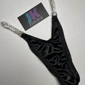 Black Bikini Suit Competition / Wellness Posing Suit / Wbff Bikini ...