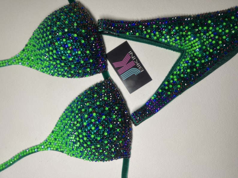 Green Purple Bikini Competition / IFBB / NPC Bikini / WBFF / - Etsy