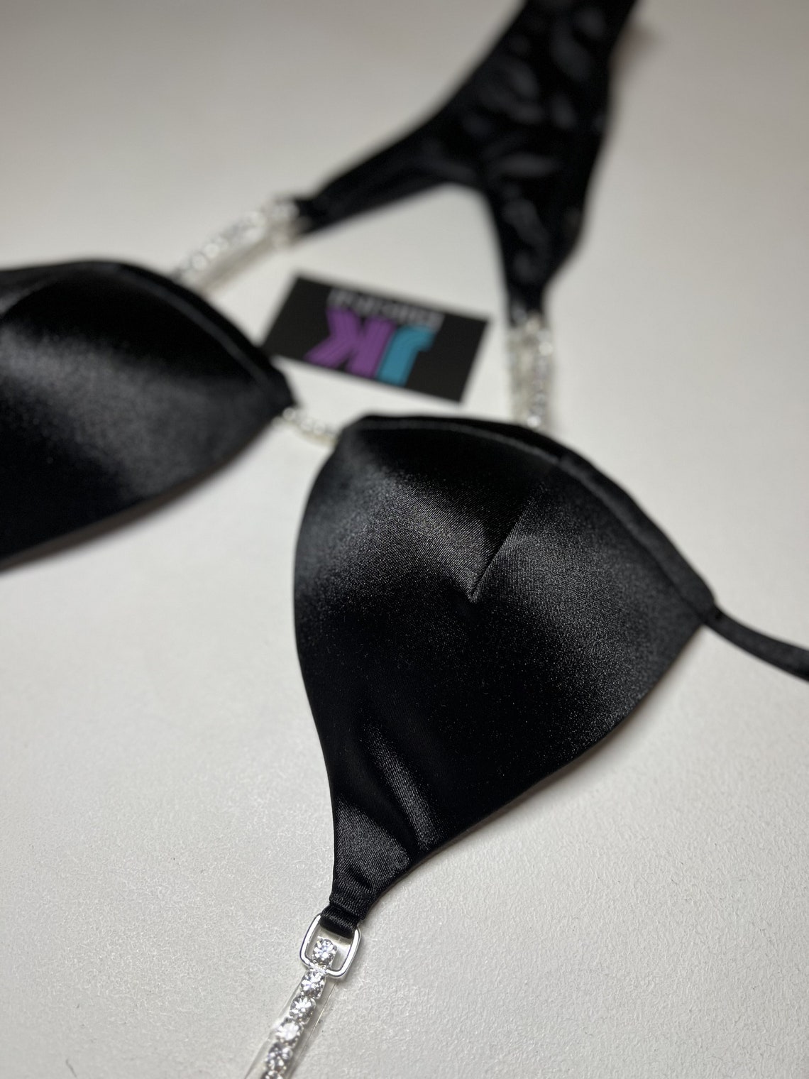 Black Bikini Suit Competition / Wellness Posing Suit / Wbff Bikini ...