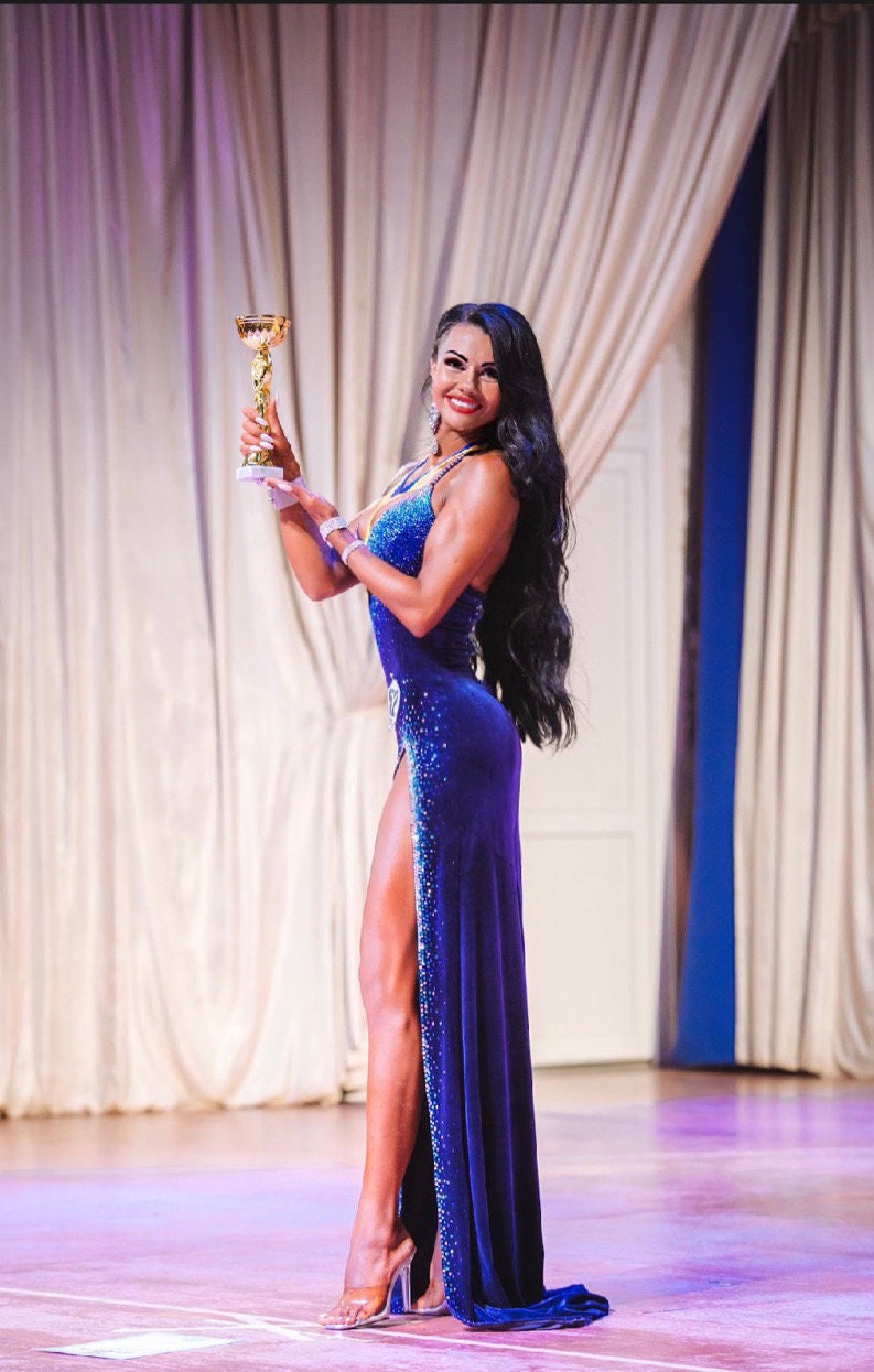 Dress / Fitmodel Ifbb / Fitness Bikini Competition / Fitness - Etsy