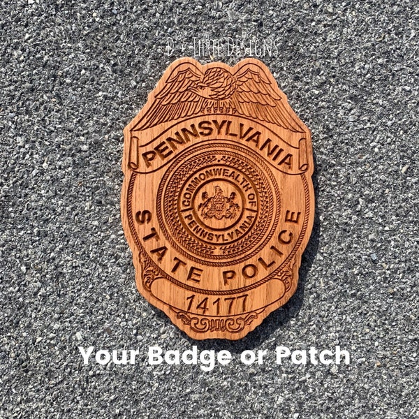 Pennsylvania State Police Badge Svg - Etsy