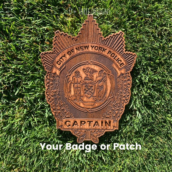 Nypd Captain Badge - Etsy