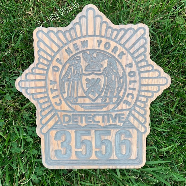 Nypd Detective Badge - Etsy