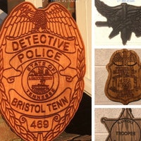 Police Badge Wooden Sign - Personalized Home or Office Decor - Etsy Canada