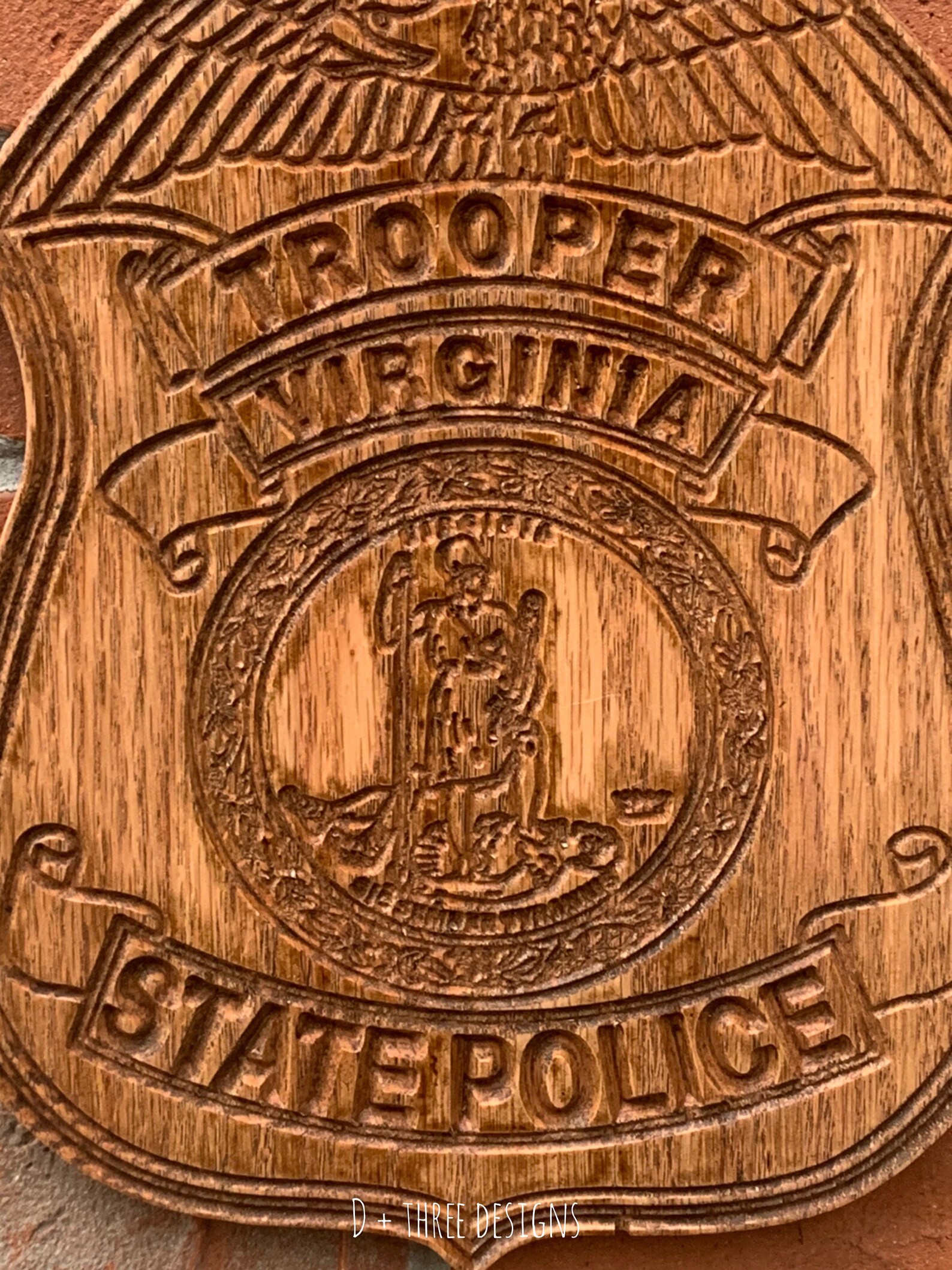 Virginia State Police Badge or Virginia State Police Patch // - Etsy