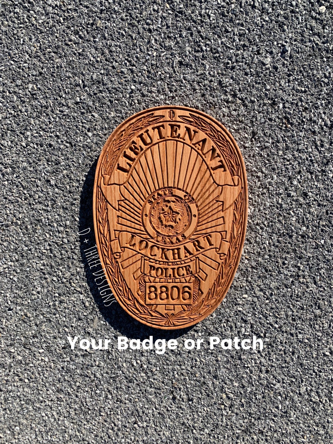 Lockhart Texas Police Badge or Patch // Police Retirement // Police ...