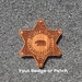 Springfield MO Personalized Wooden Police Badge // Springfield - Etsy