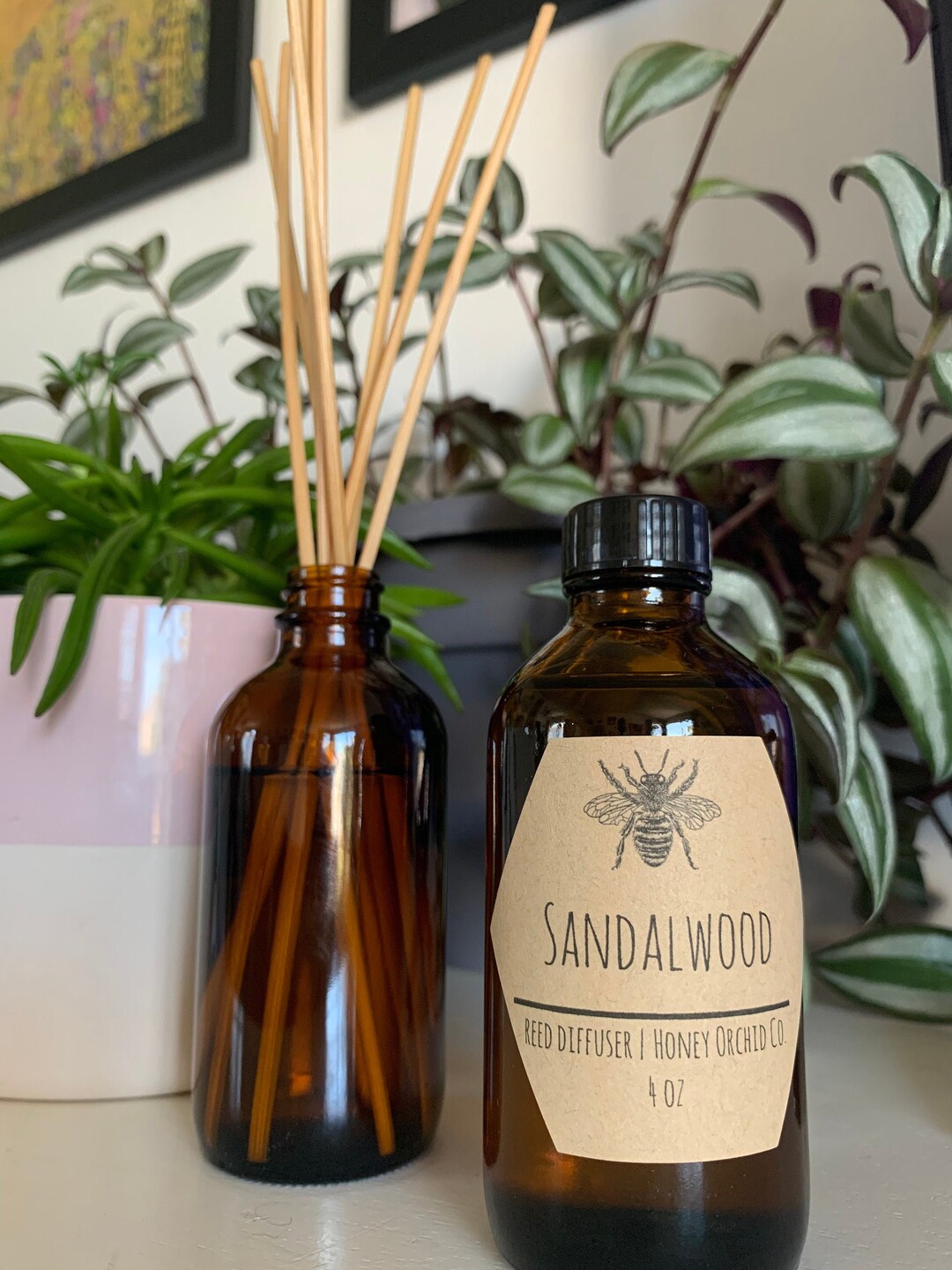 Sandalwood Reed Diffuser Oil Refill | Oil Diffuser - Etsy