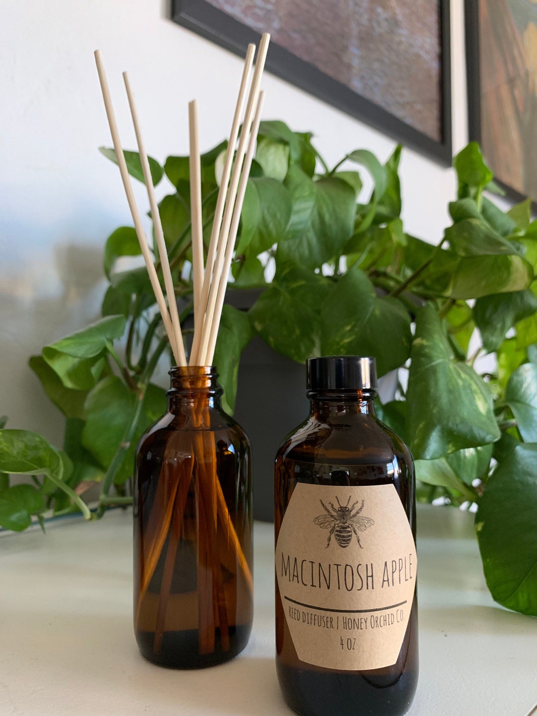 Macintosh Apple Reed Diffuser Oil Refill |, Oil Diffuser - Etsy