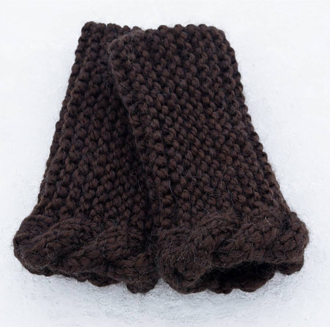 Gauntlets zopf Motley Mix Wool Knitting Handwork Autumn Winter ...