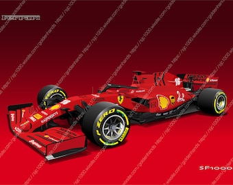 Ferrari Sf-1000-anniversary Poster | Etsy UK