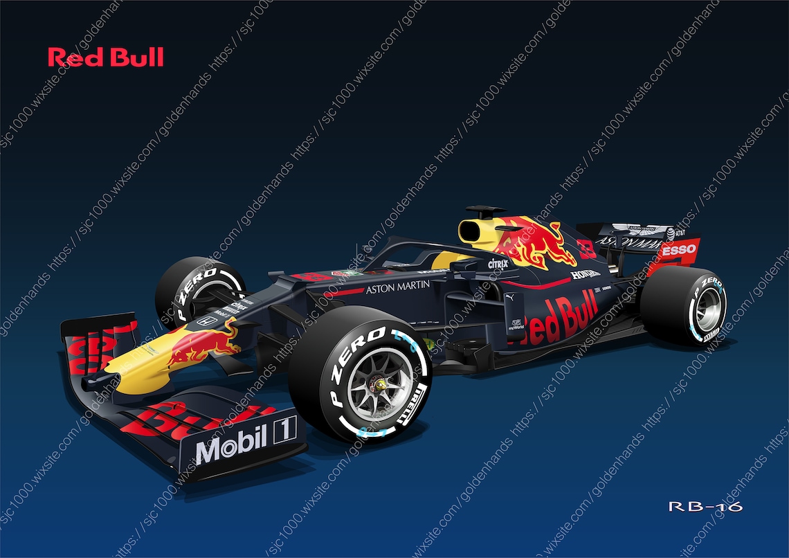 Red Bull RB-16 Poster - Etsy UK